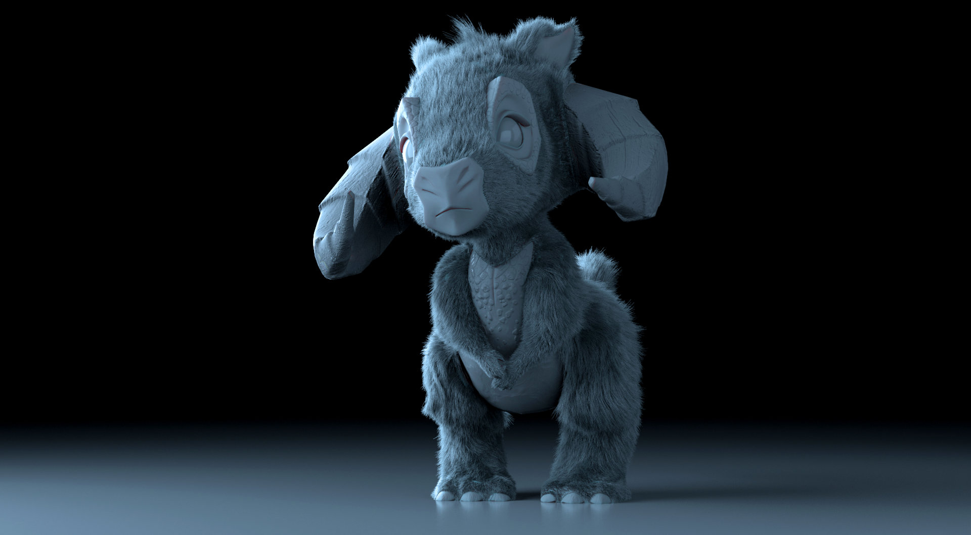 ArtStation - Baby Tauntaun, Clément Félix