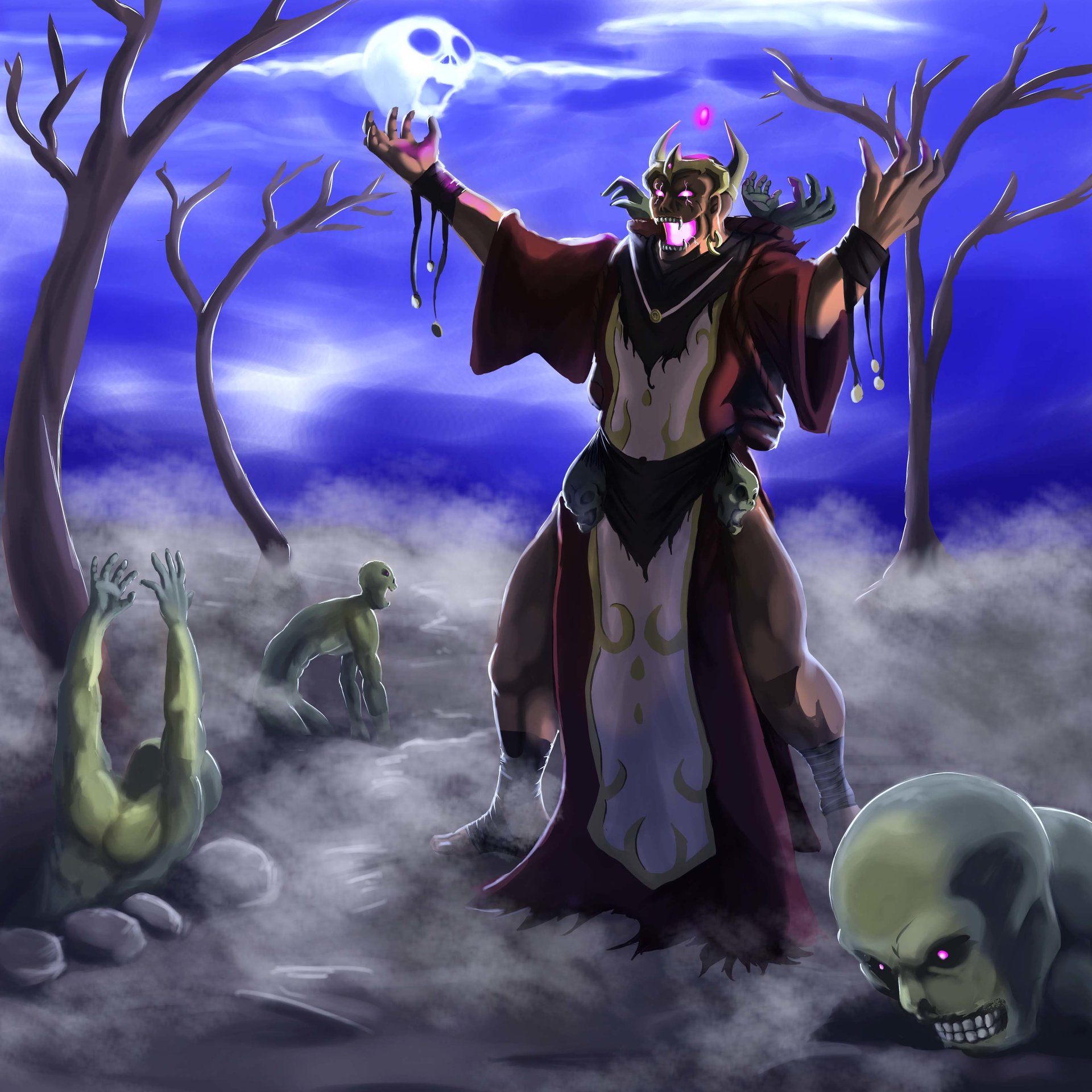 ArtStation - Zombie Lord "contest piece"