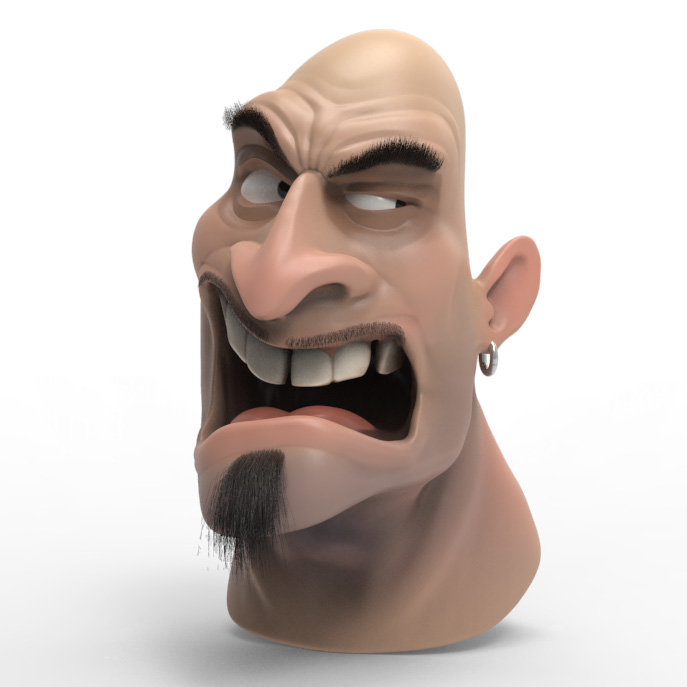 ArtStation - Angry Guy