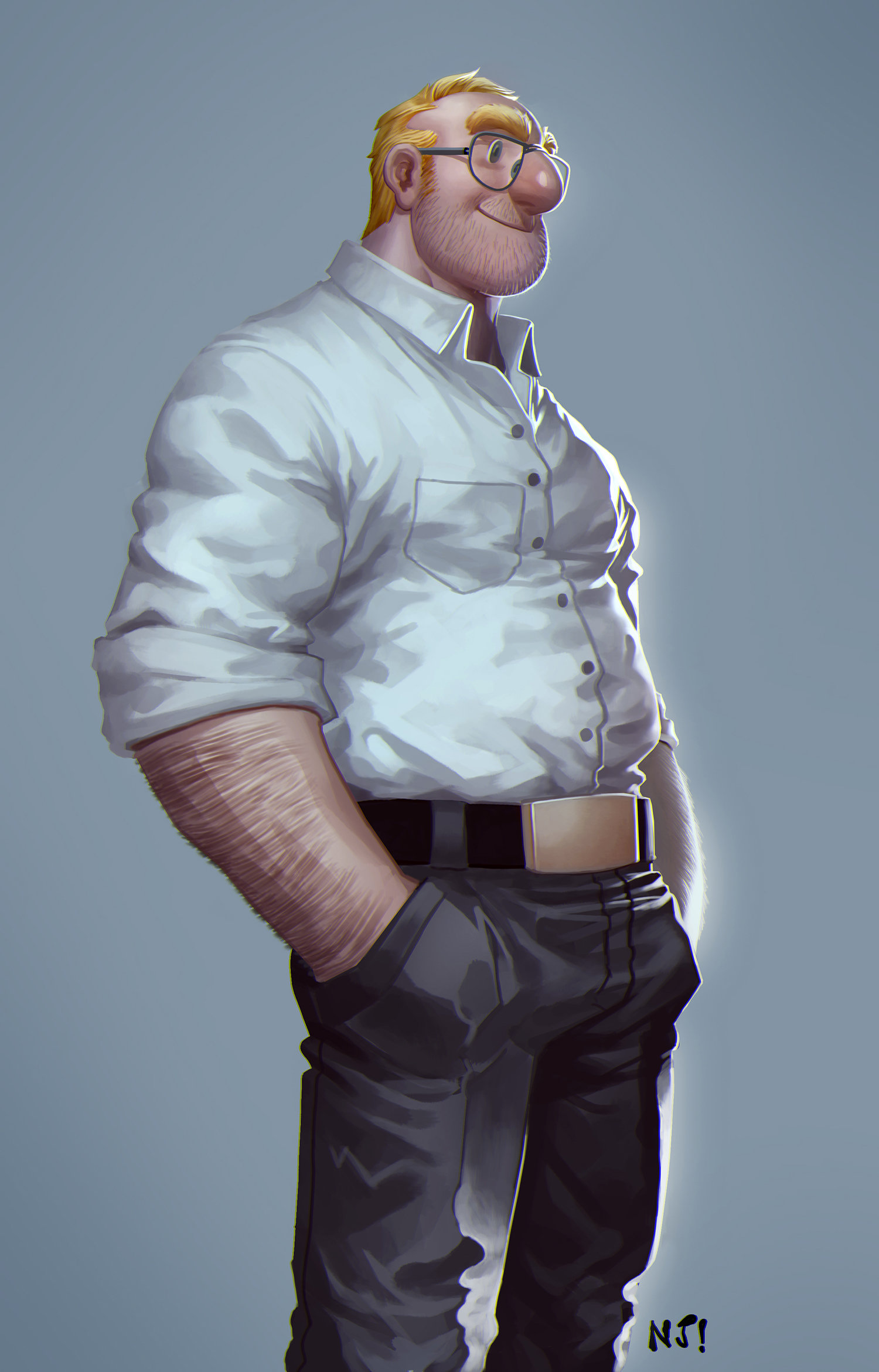 ArtStation - Smiling guy