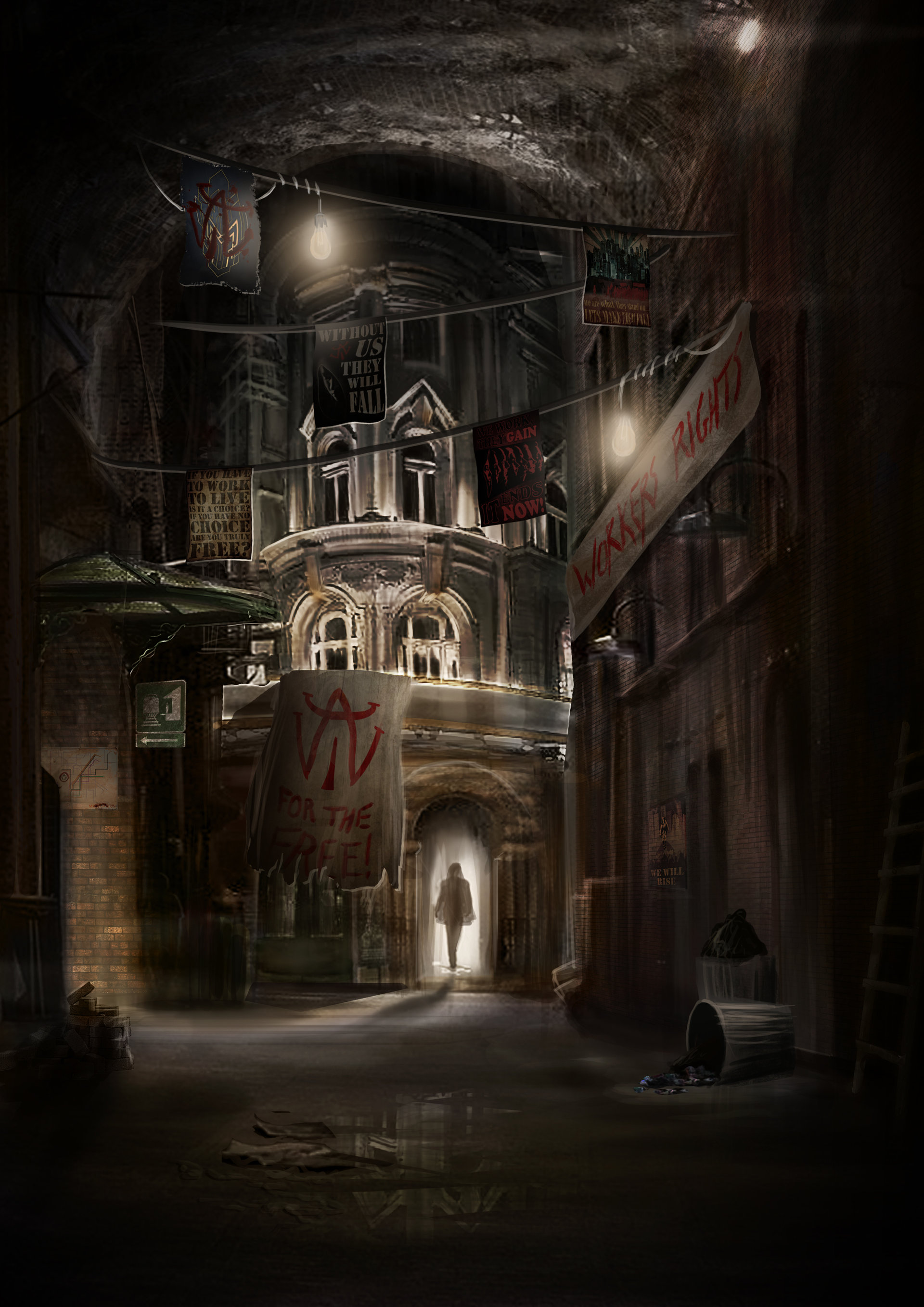 ArtStation - Catacombs - METROPOLIS (redesign)