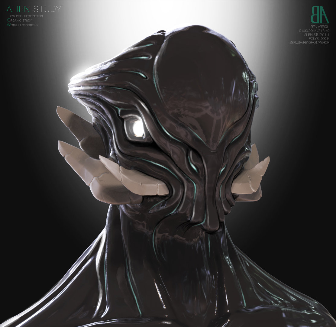 ArtStation - Alien Study 1