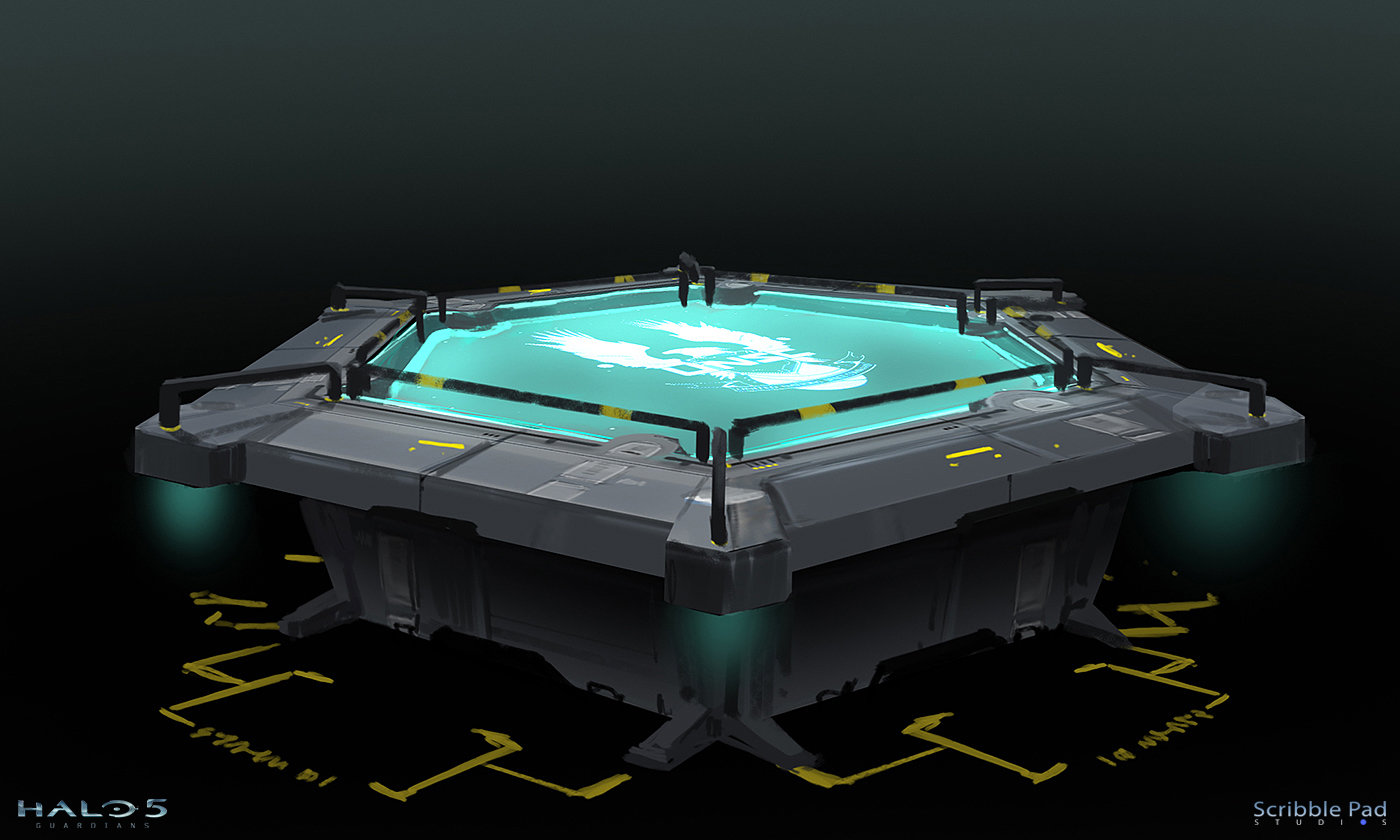 ArtStation - Halo HoloLens E3 Experience - Table Design Variations