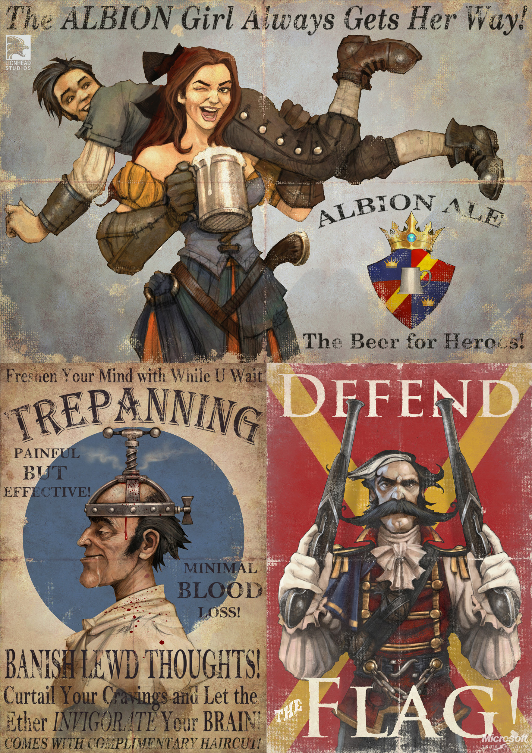 ArtStation - More Albion Posters....