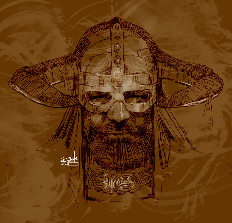 ArtStation - viking sketch