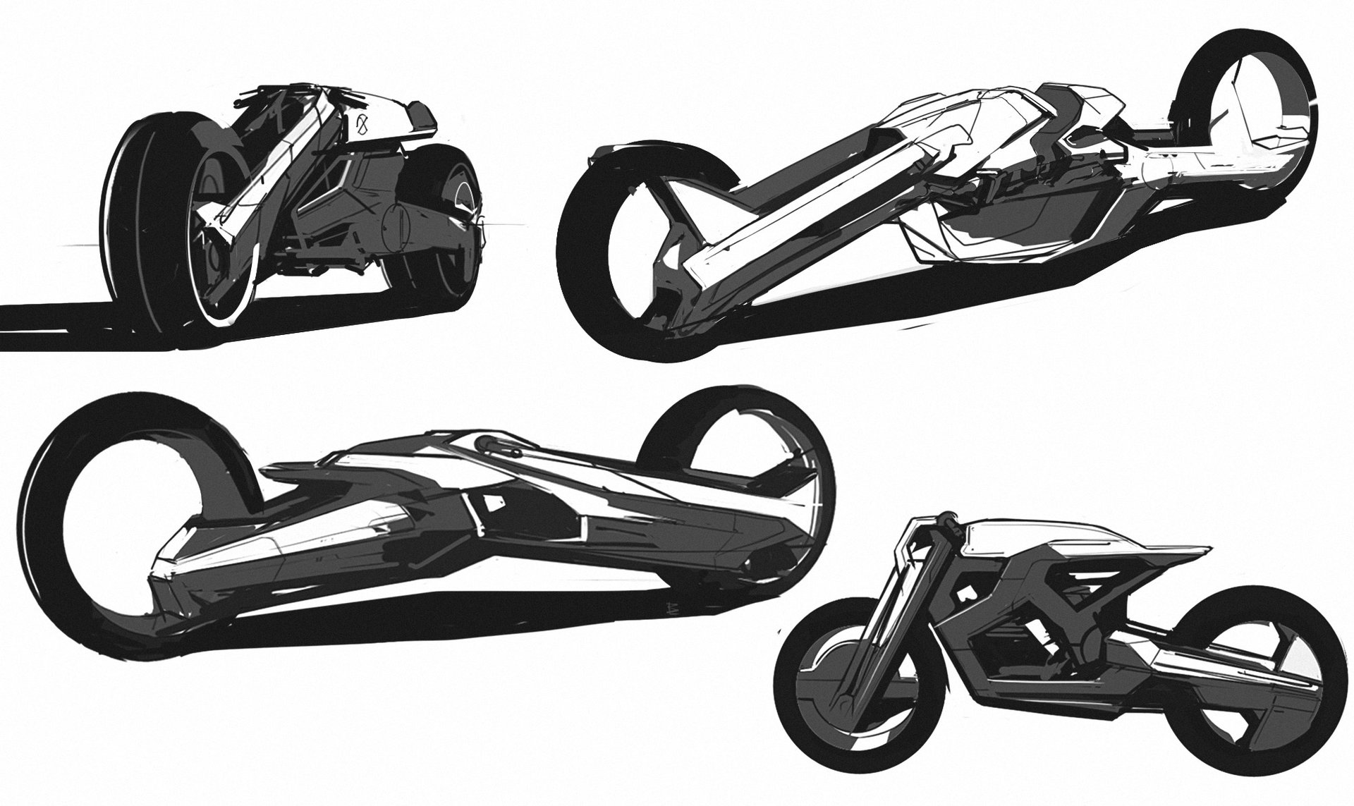 ArtStation - Motorcycle Concept Sketches