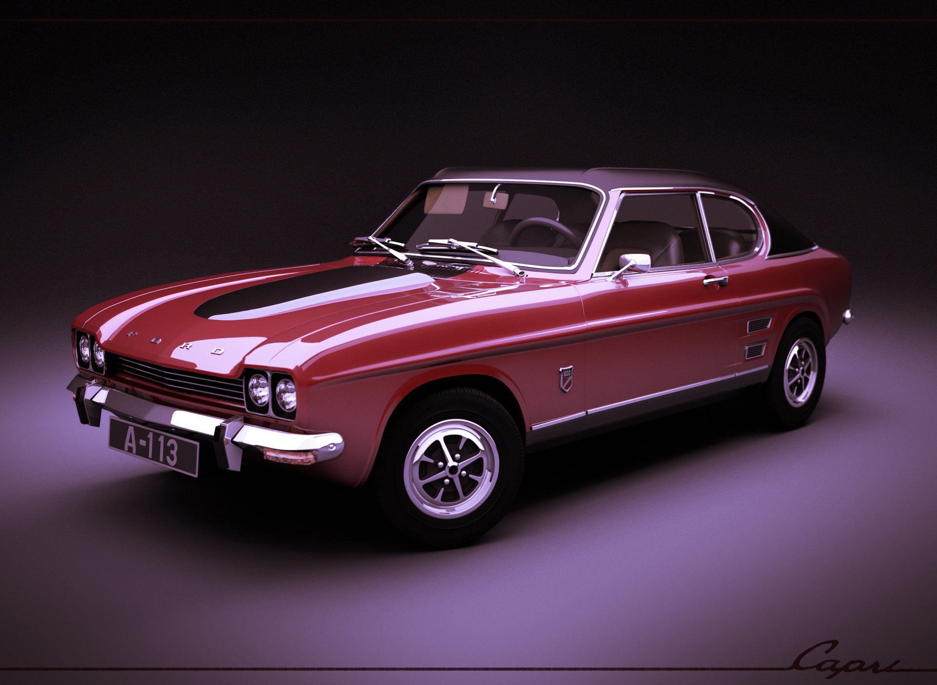 ArtStation - Ford Capri