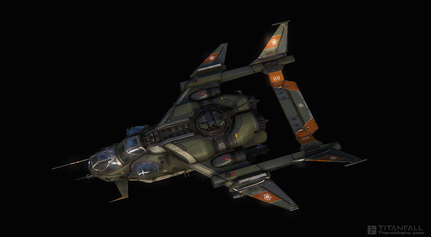 ArtStation - dropship, titanfall