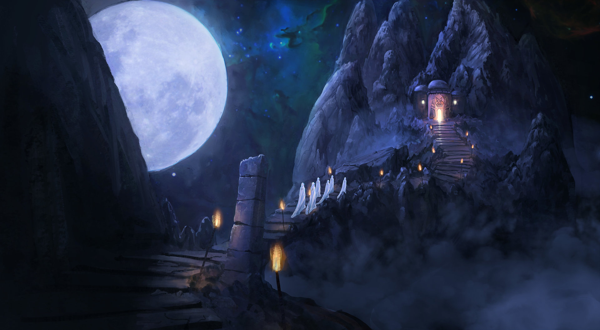 The official illustration portfolio - Ryan Groskamp - The moon ...