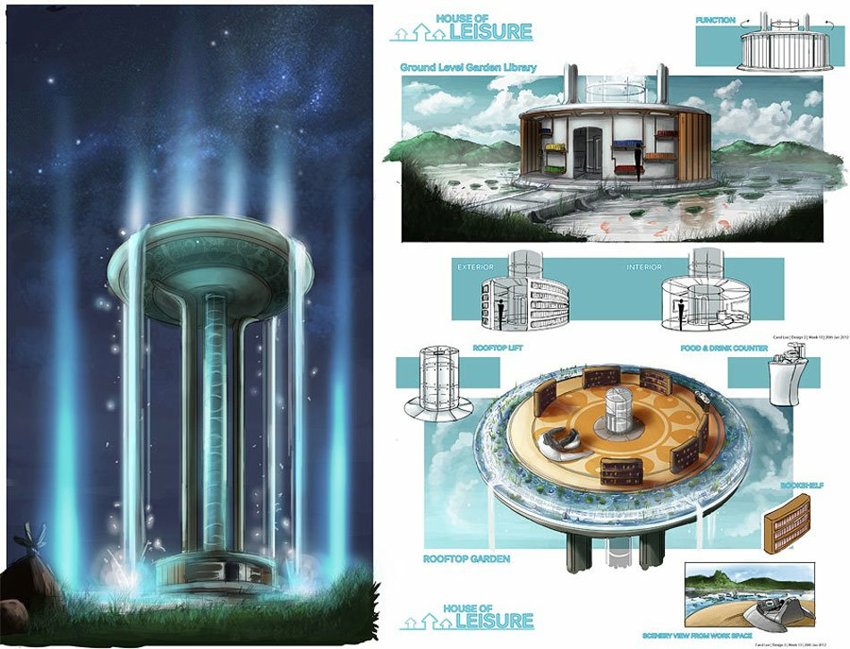 ArtStation - House/Store Concept Design