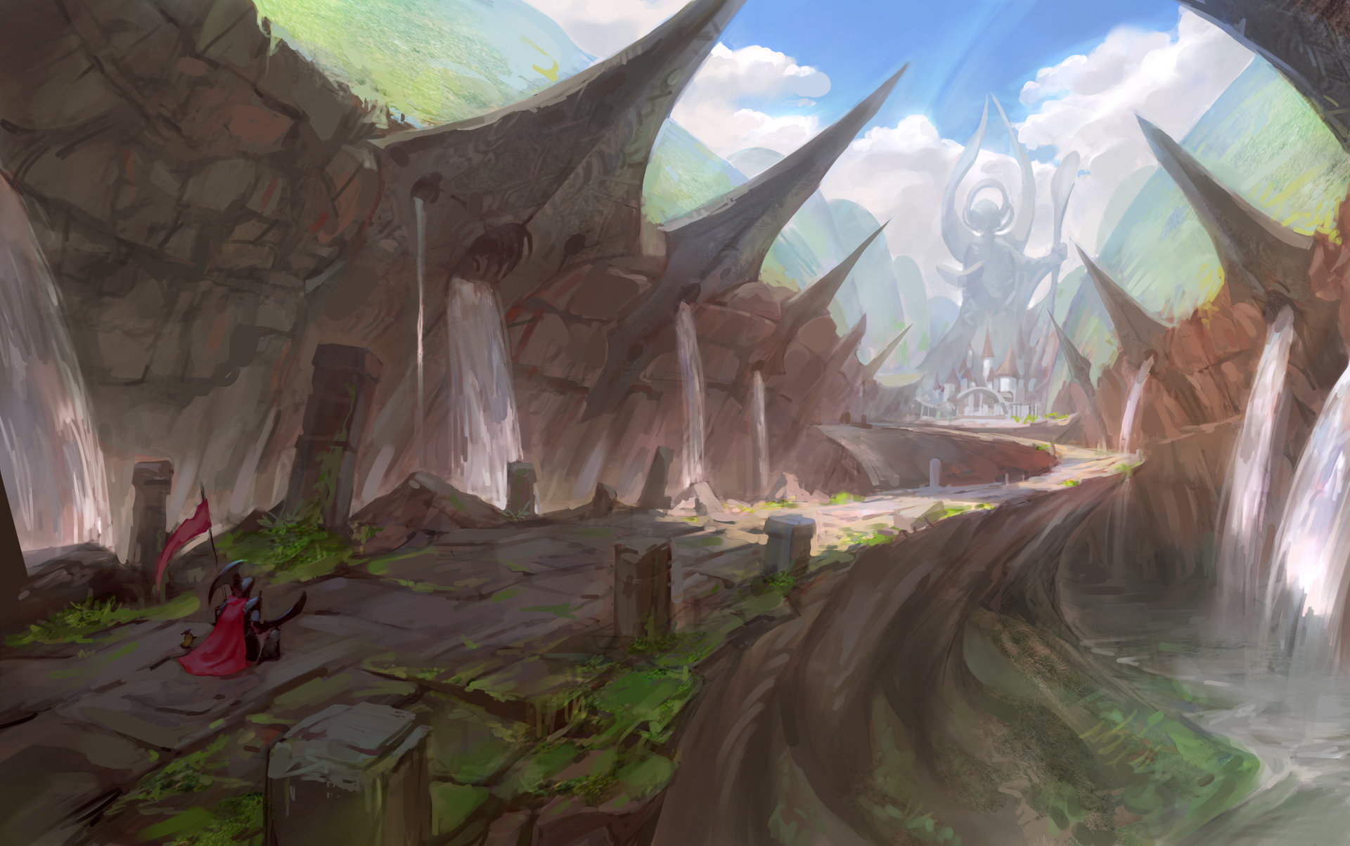 ArtStation - Red canyon