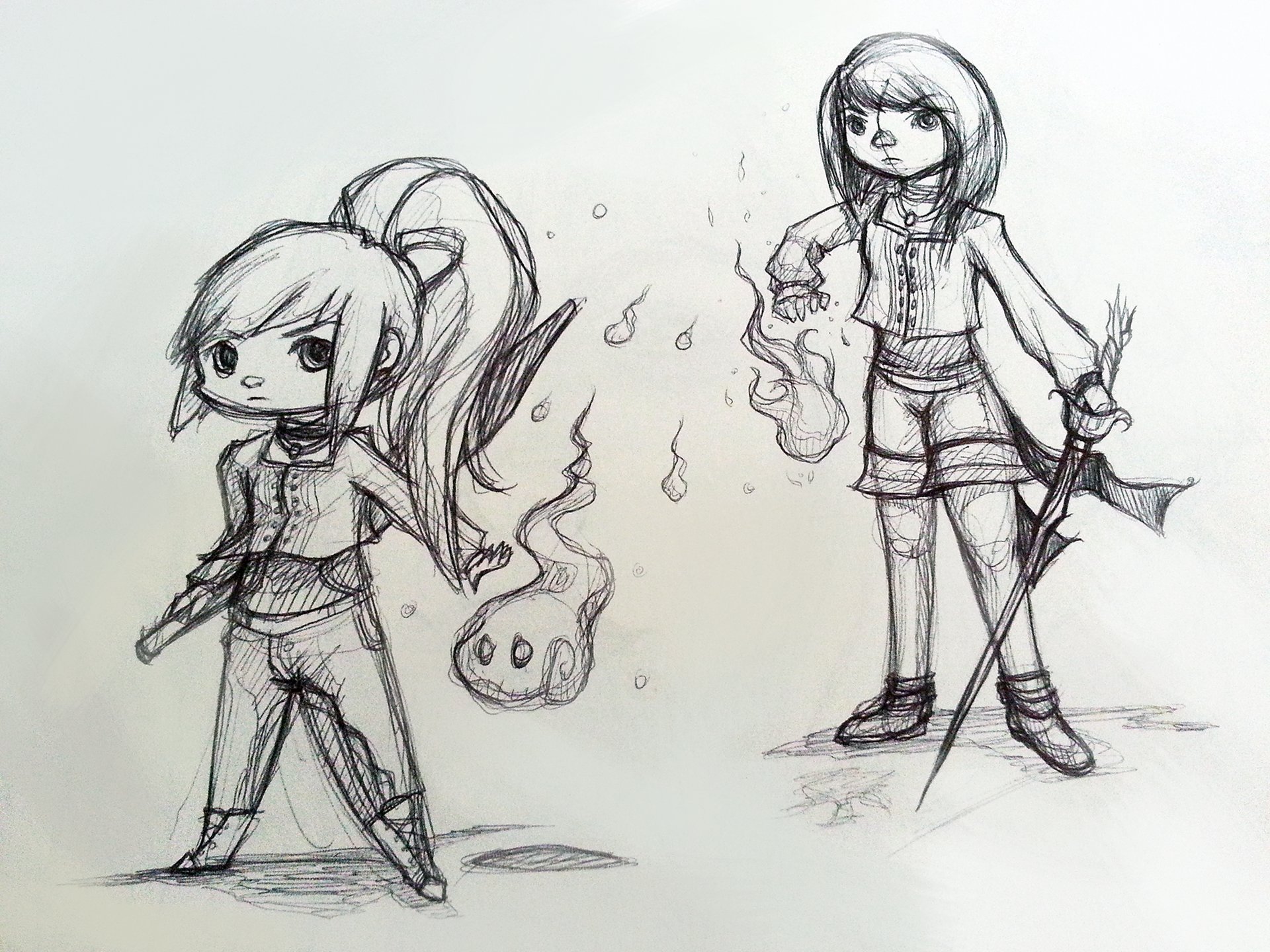 ArtStation - ghosts doodles