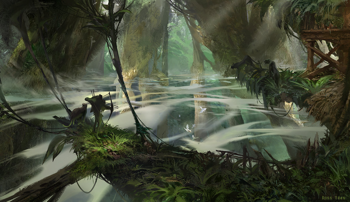 ArtStation - Above the treetops