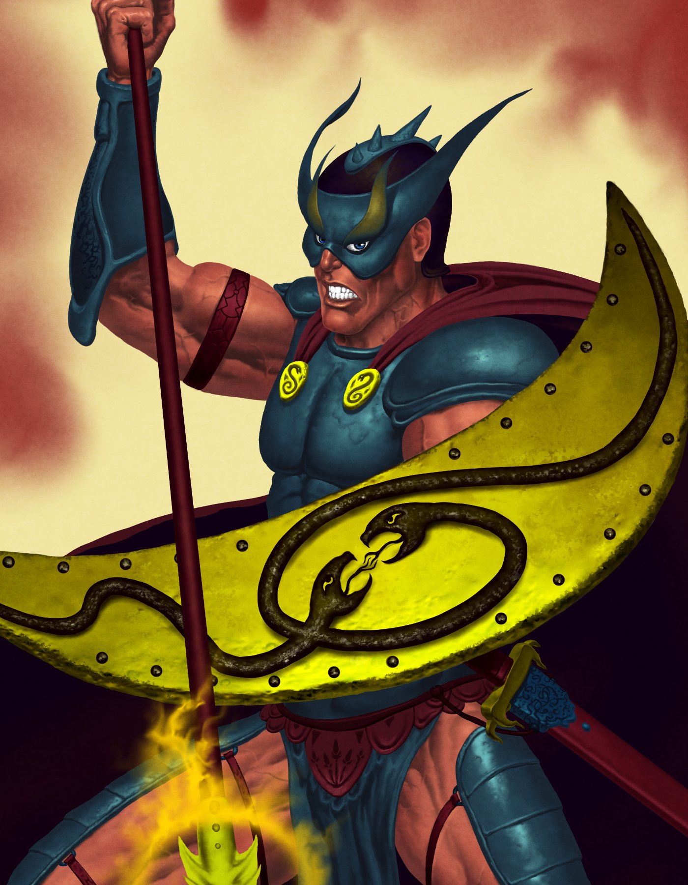 ArtStation - Golden Moon Knight