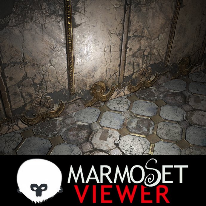 ArtStation - Castlevania Lords of Shadow damaged tiles