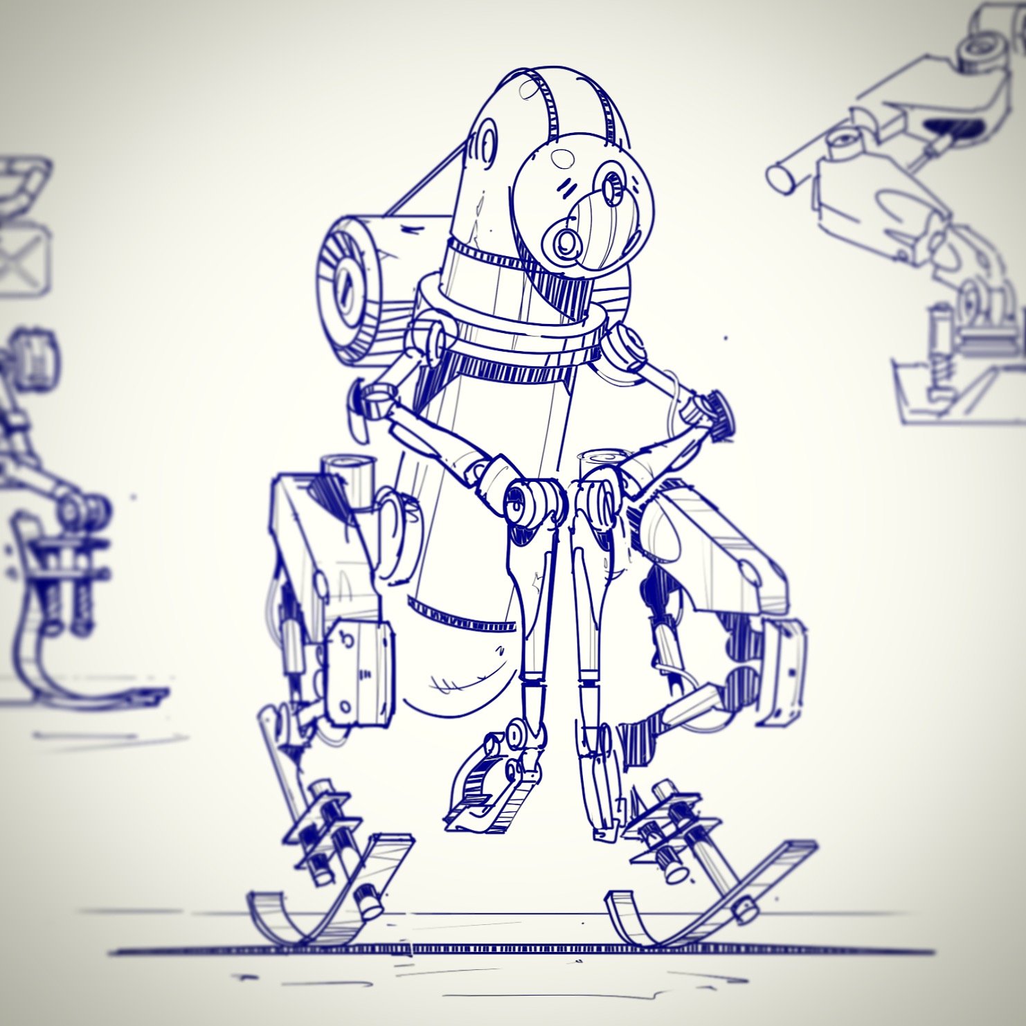 ArtStation - Robot Sketch