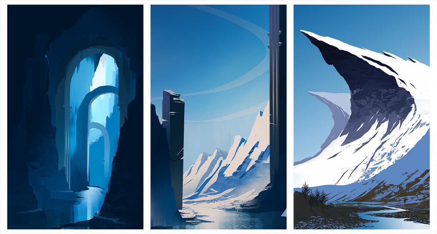 ArtStation - Blue Fantasy Series 01