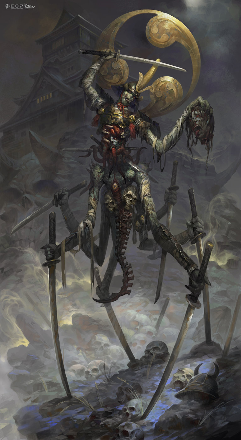 ArtStation - Ghost Samurai（鬼武士）