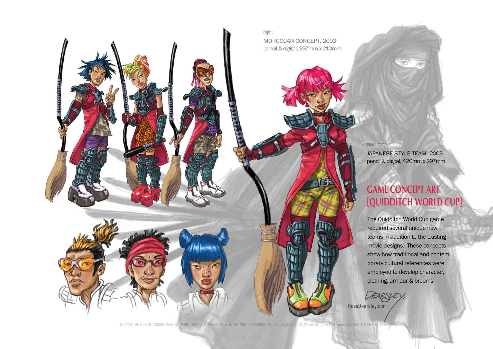 ArtStation - Quidditch World Cup character concepts