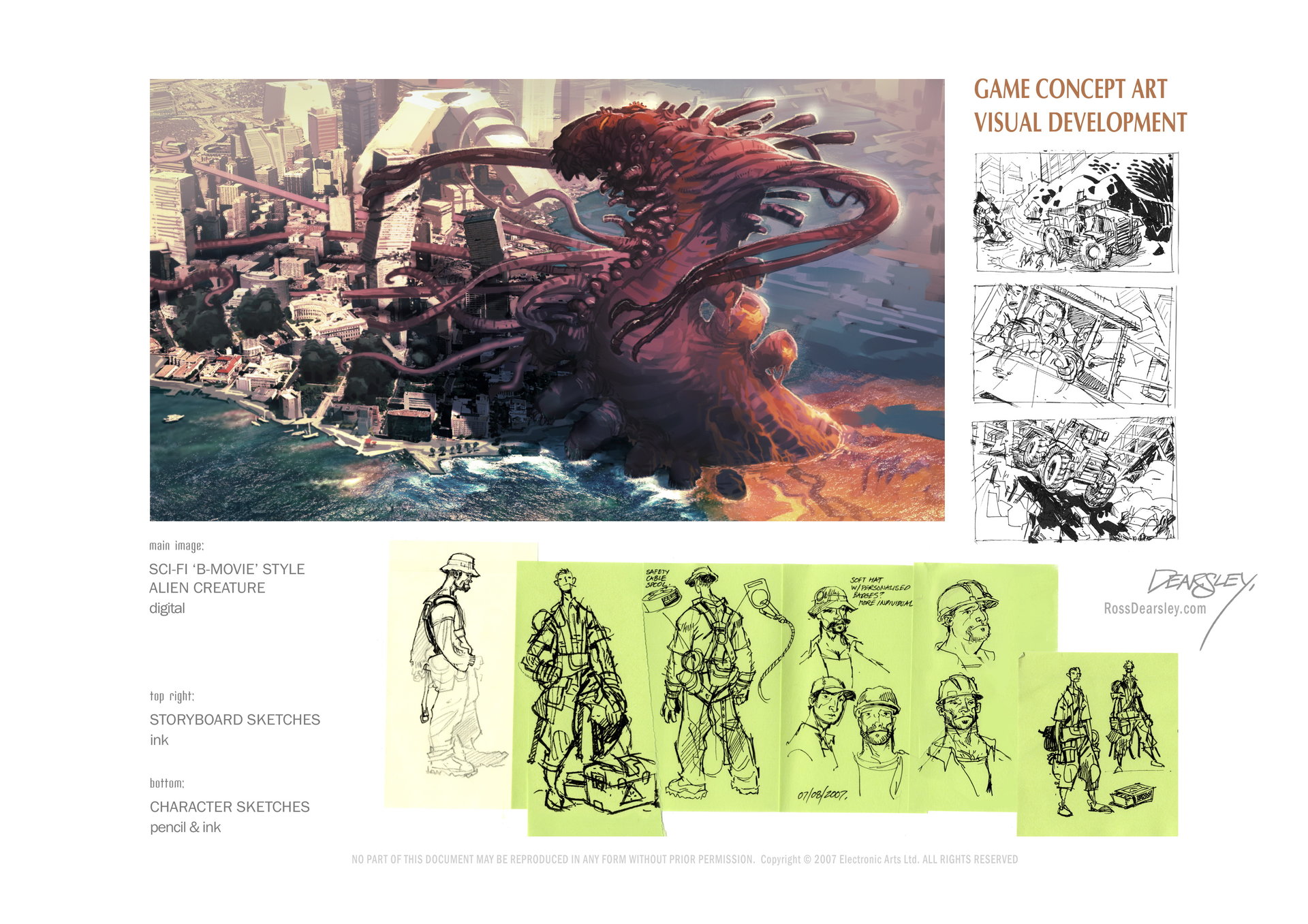 ArtStation - Alien Invasion game concept ideas