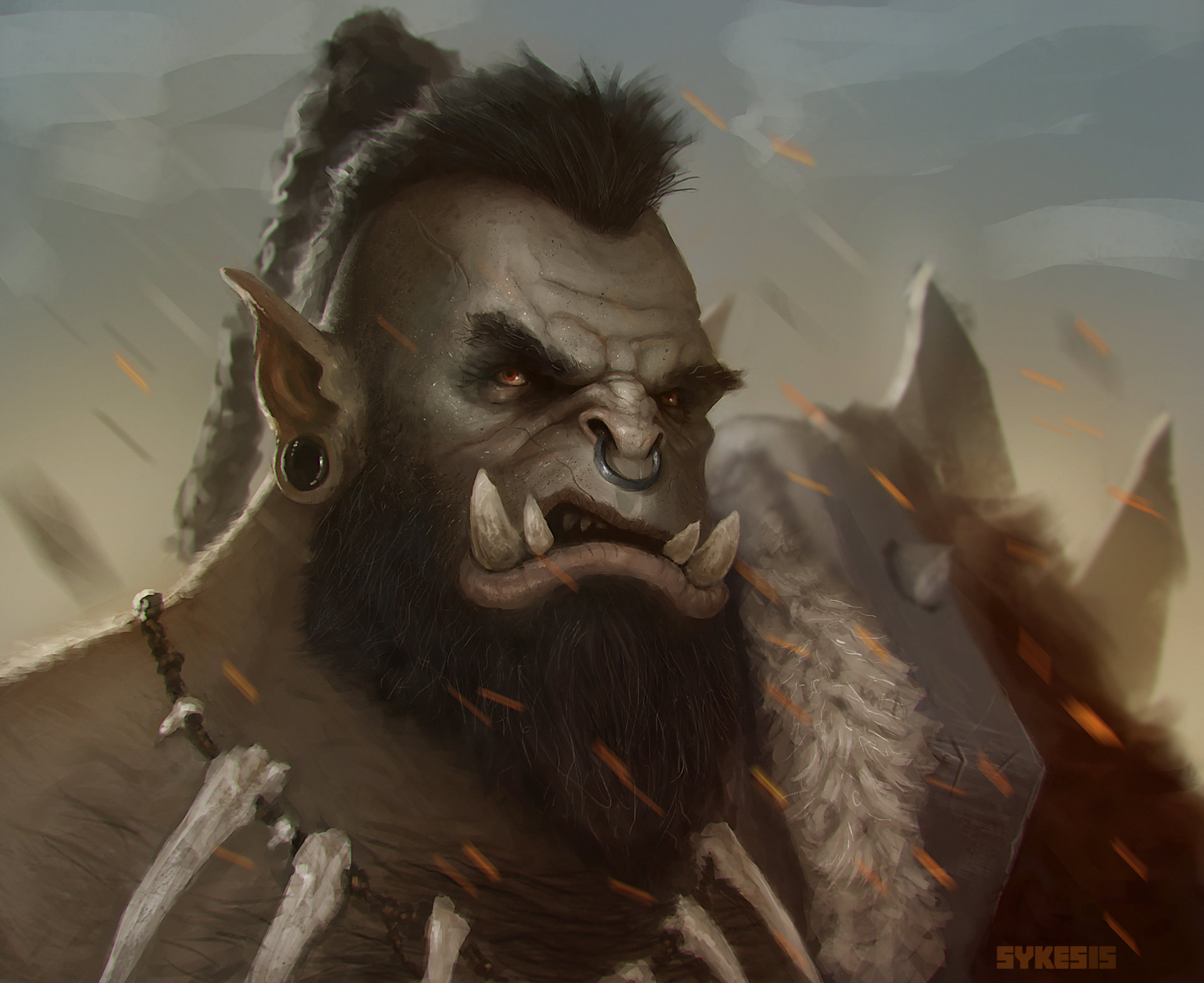 ArtStation - Orc Portrait
