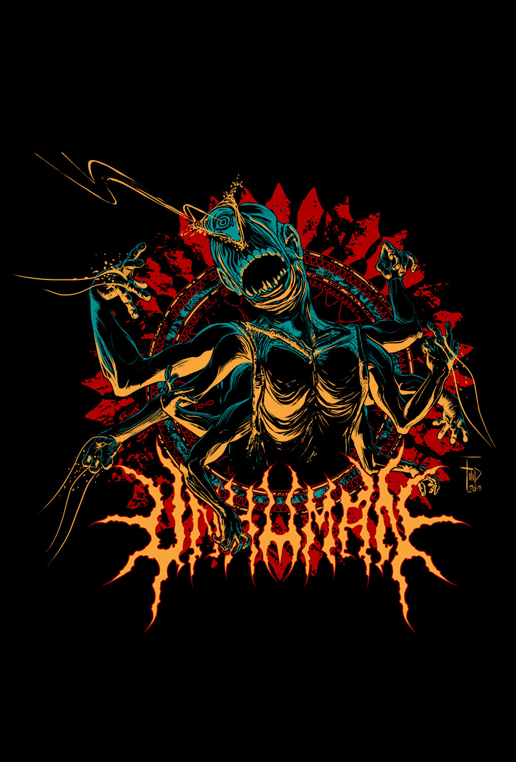 ArtStation - Six-armed god - Illustration