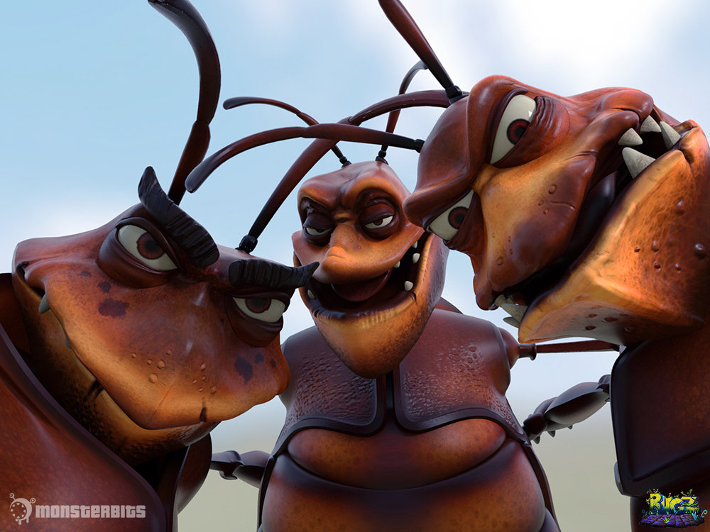 ArtStation - SPIKE, LYLE, and STINKY