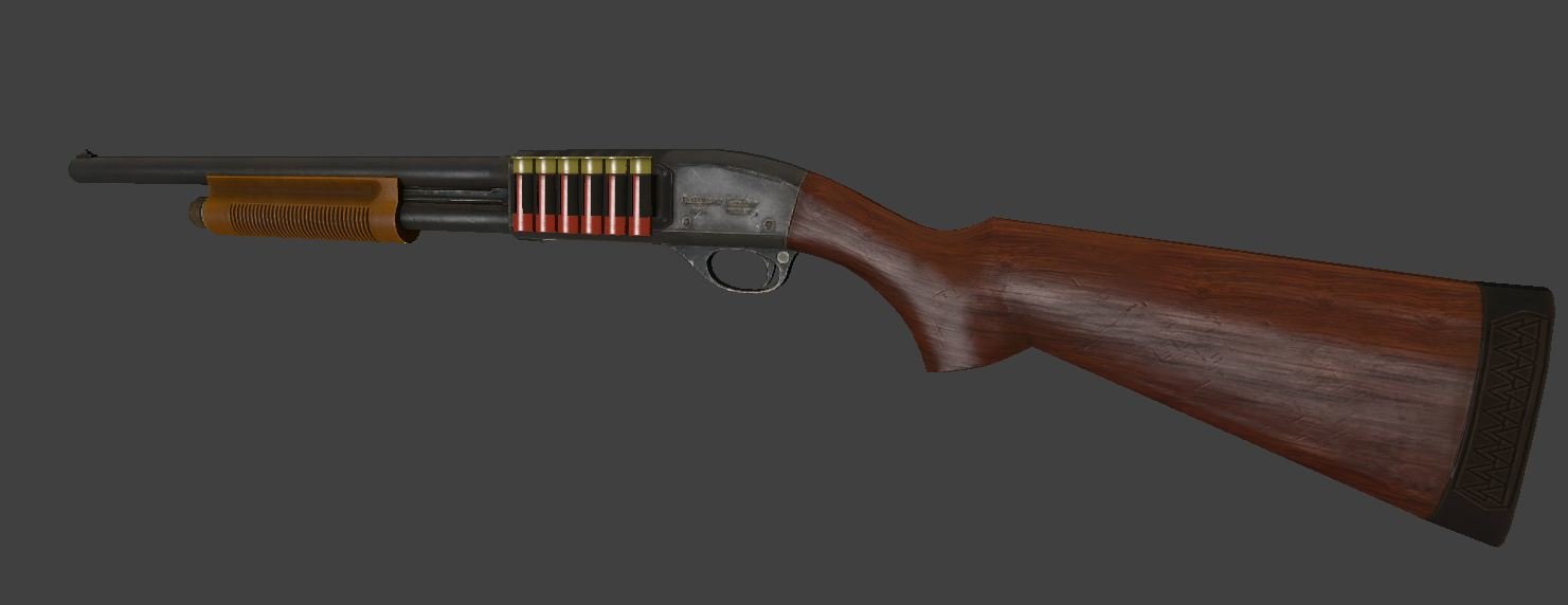 ArtStation - Remington M870