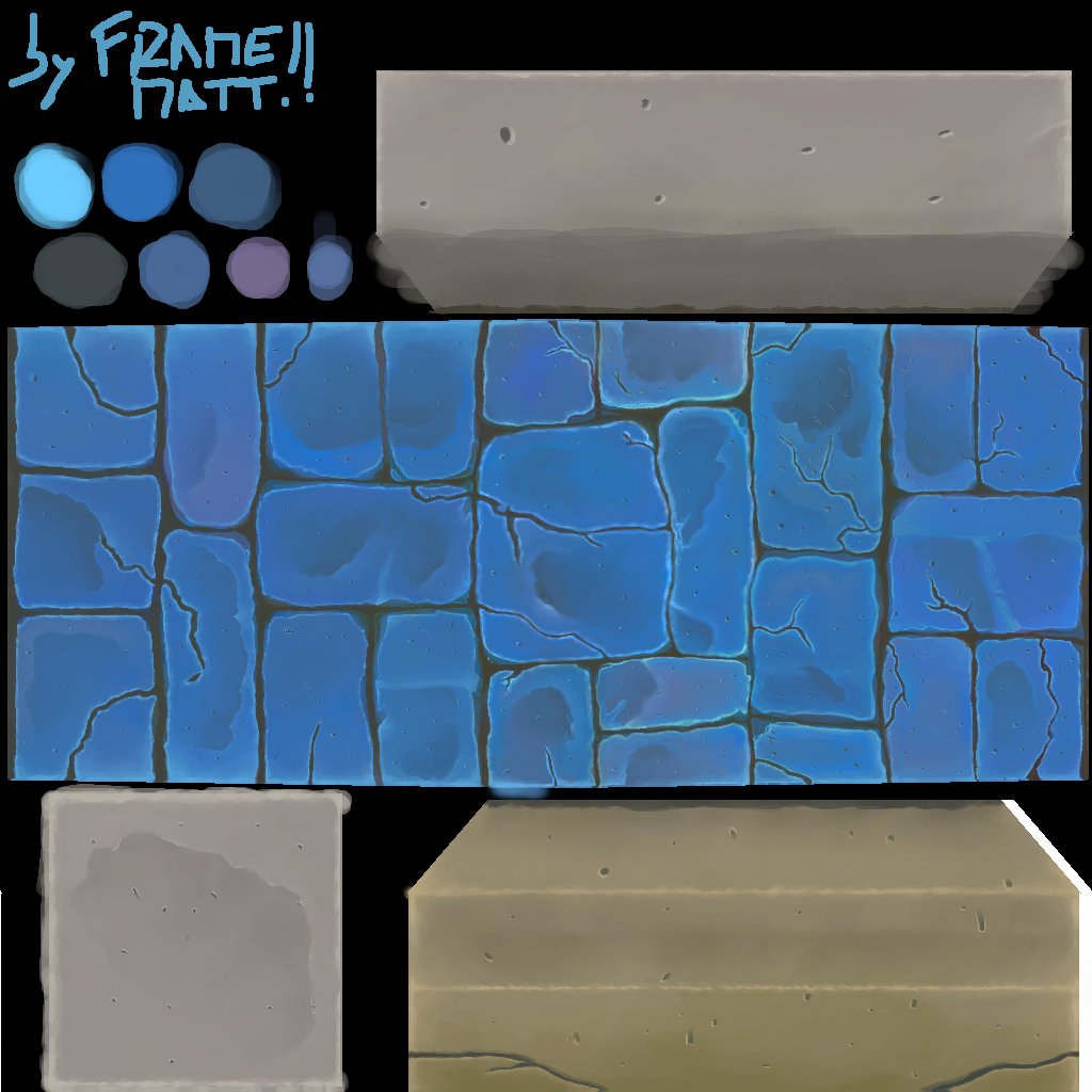 ArtStation - Hand painted texture 01.