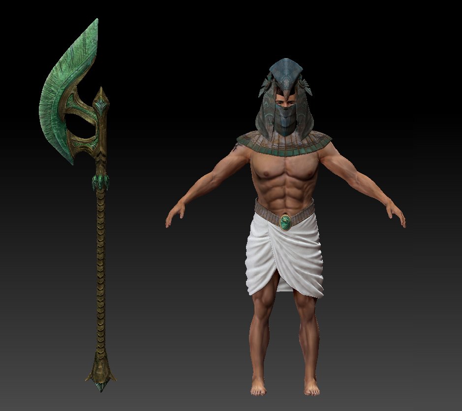ArtStation - Horus Male sculpt