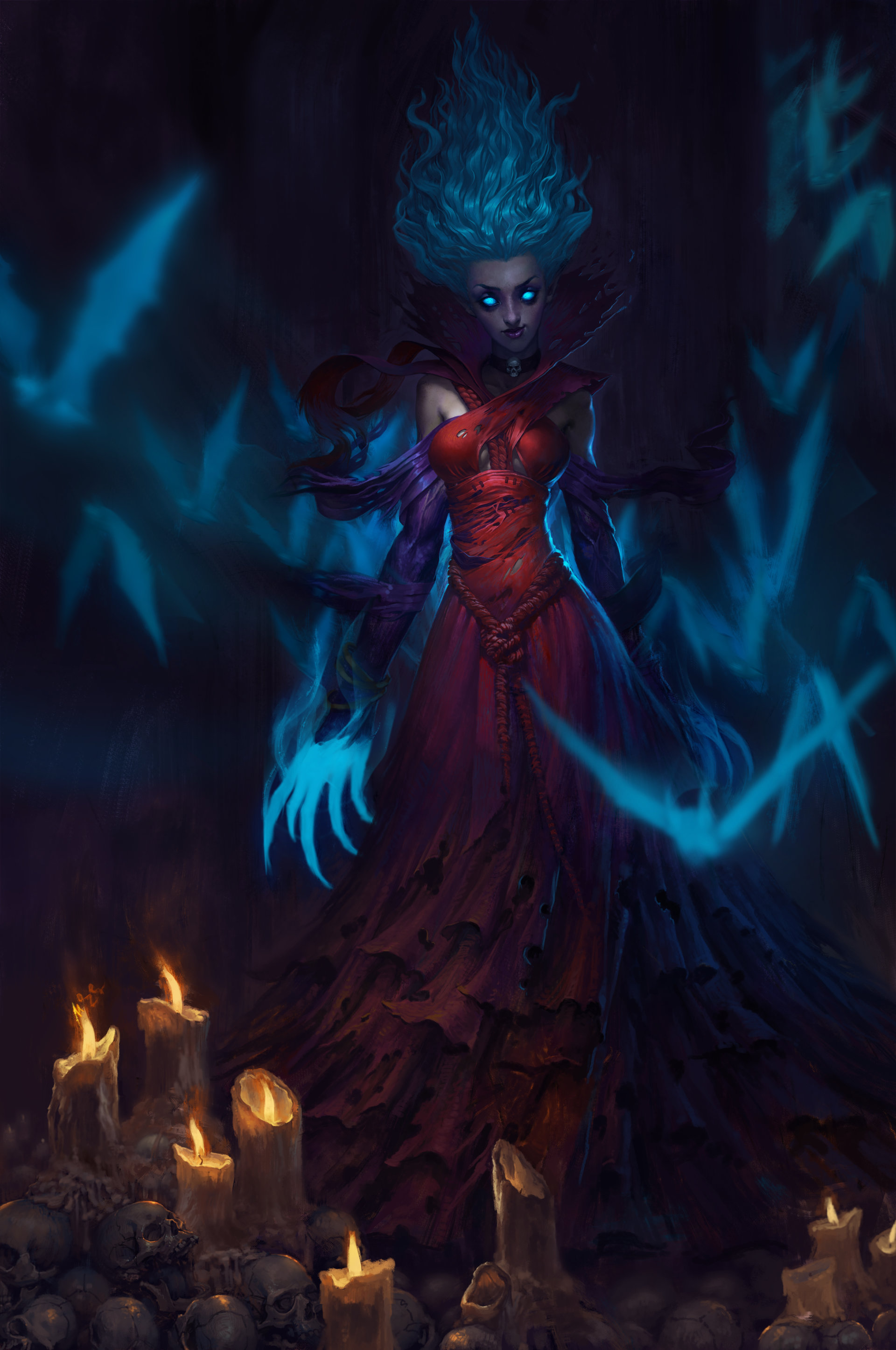 ArtStation - AMD custom graphics art design contest DOTA2 theme