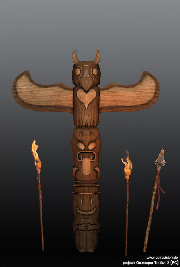 ArtStation - Totem for Grotesque Tactics 2: Dungeons & Donuts (PC)