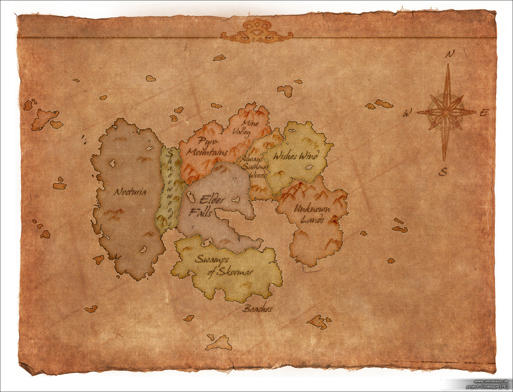 ArtStation - Map for Grotesque Tactics