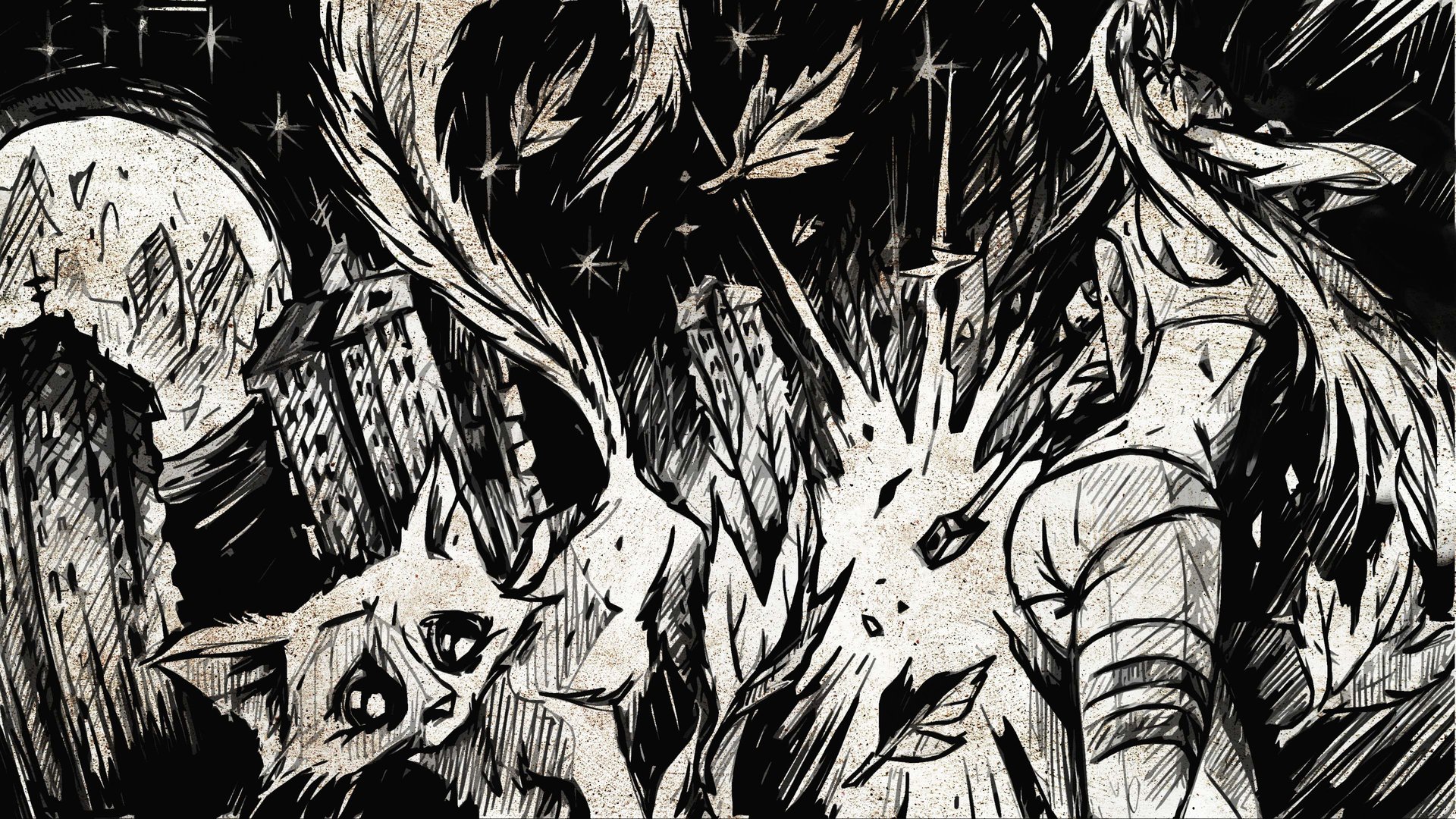 ArtStation - Watch my back Mitzey