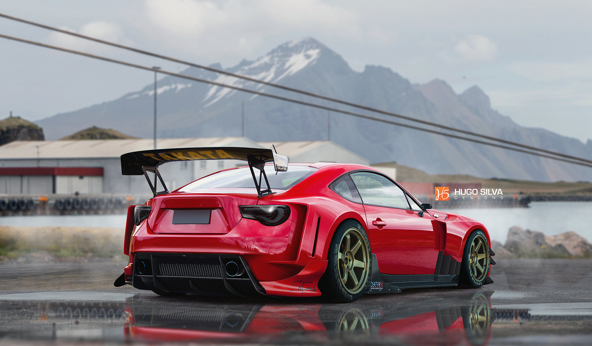 ArtStation - Toyota gt86 time attack with video