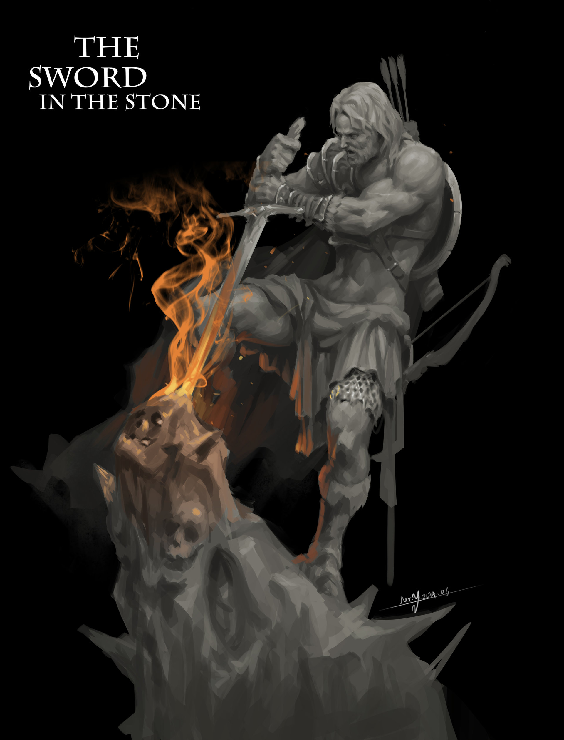 ArtStation - The Sword in the Stone