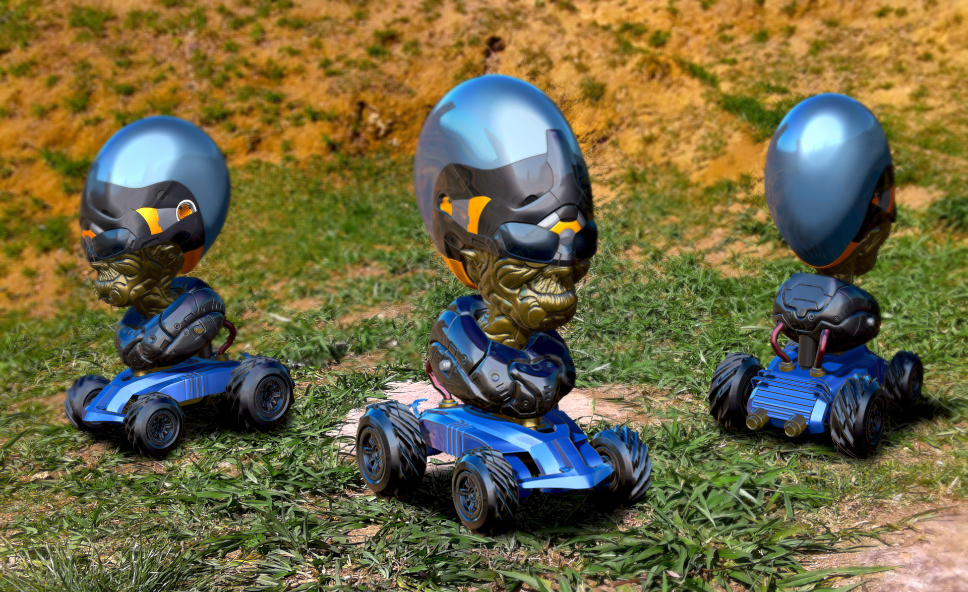 ArtStation - MONSTER CAR01