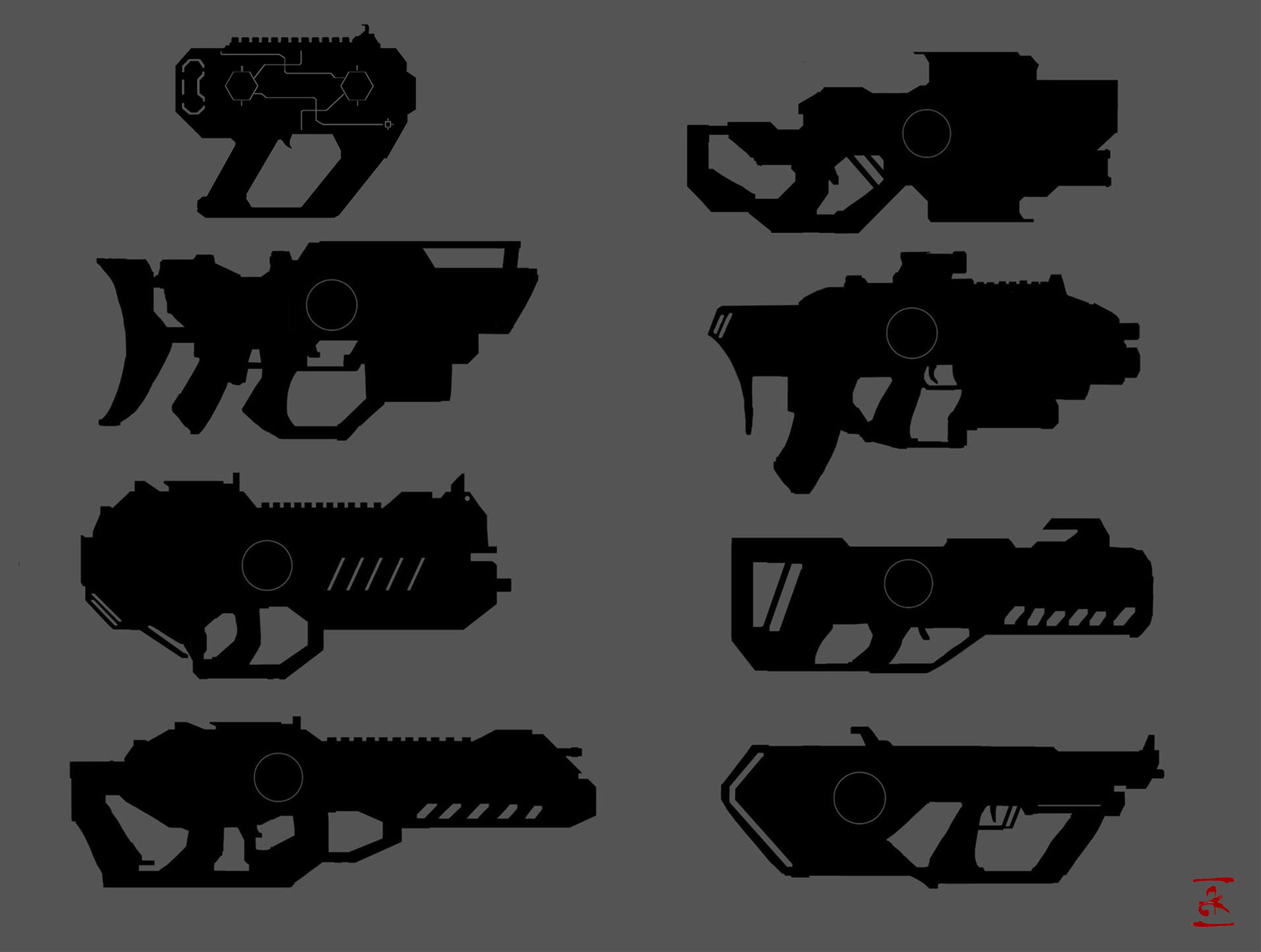 ArtStation - Weapon Thumbnails
