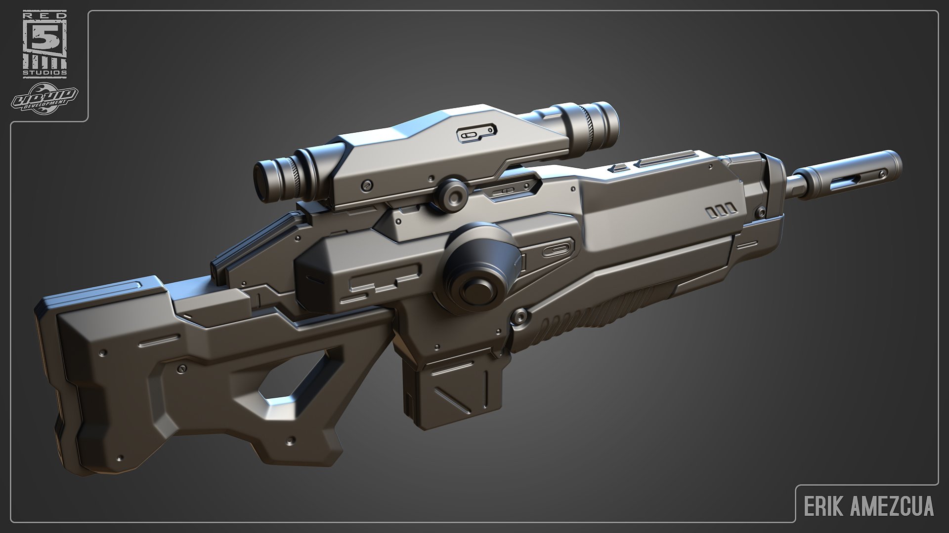 ArtStation - Firefall Rifle