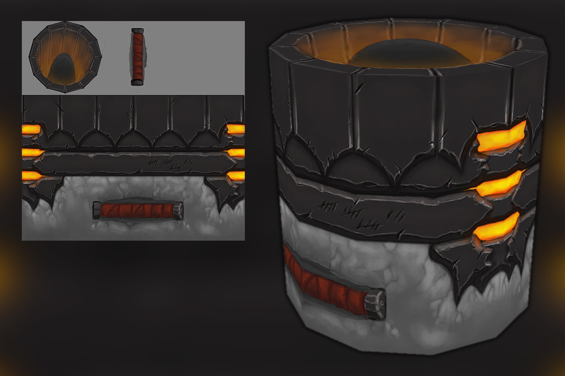 ArtStation - Old Hand Painted Texturing Exercises