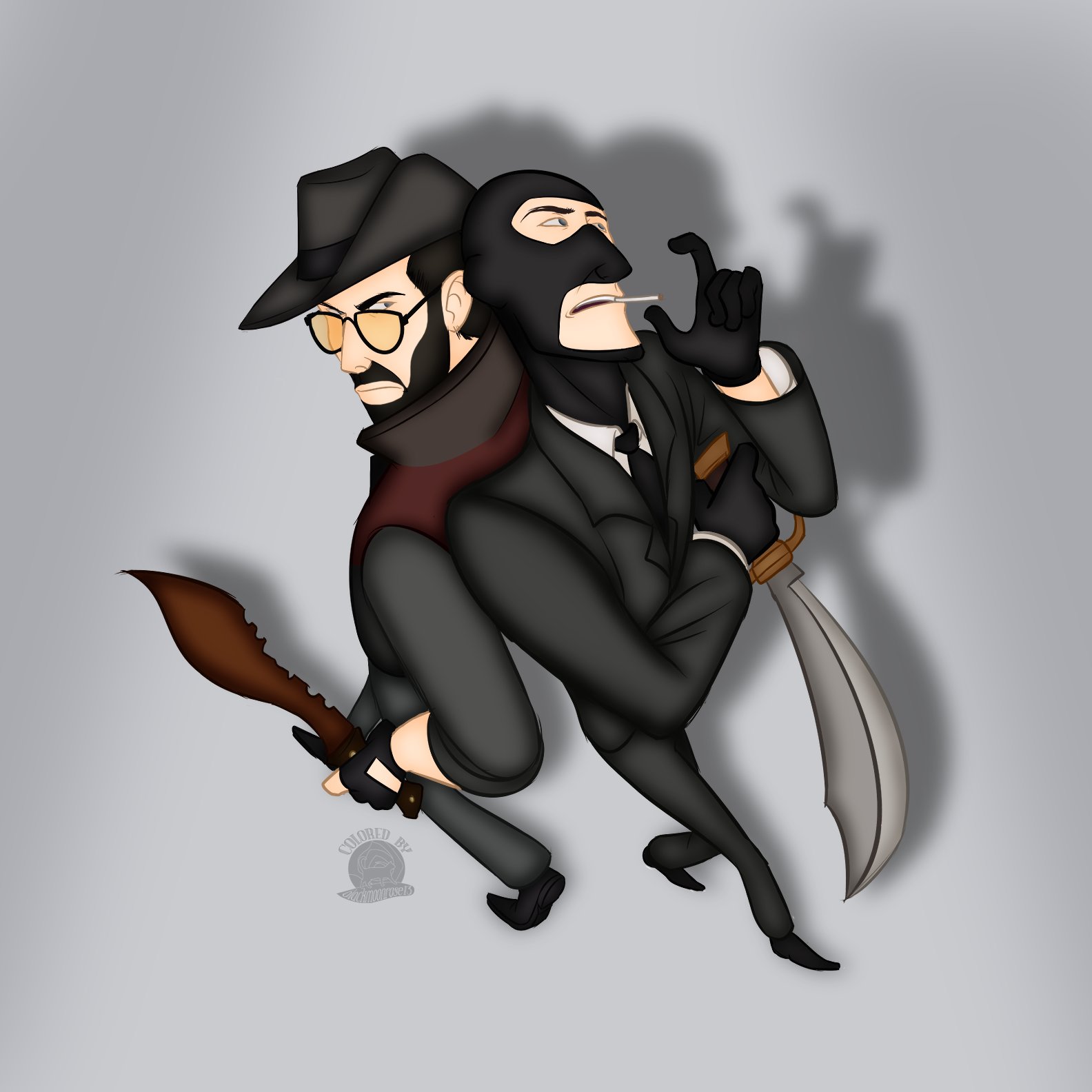 ArtStation - Christian Brutal Sniper and Ninja Spy