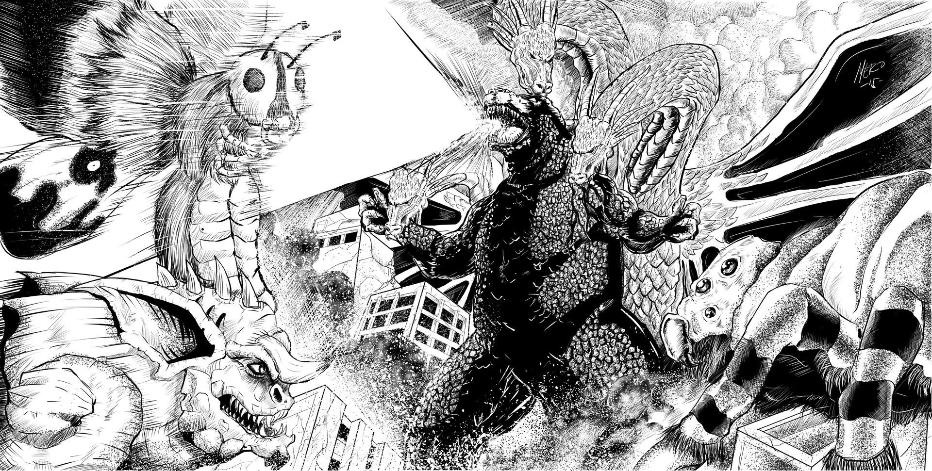 ArtStation - GOdzilla ToHo Stlye..