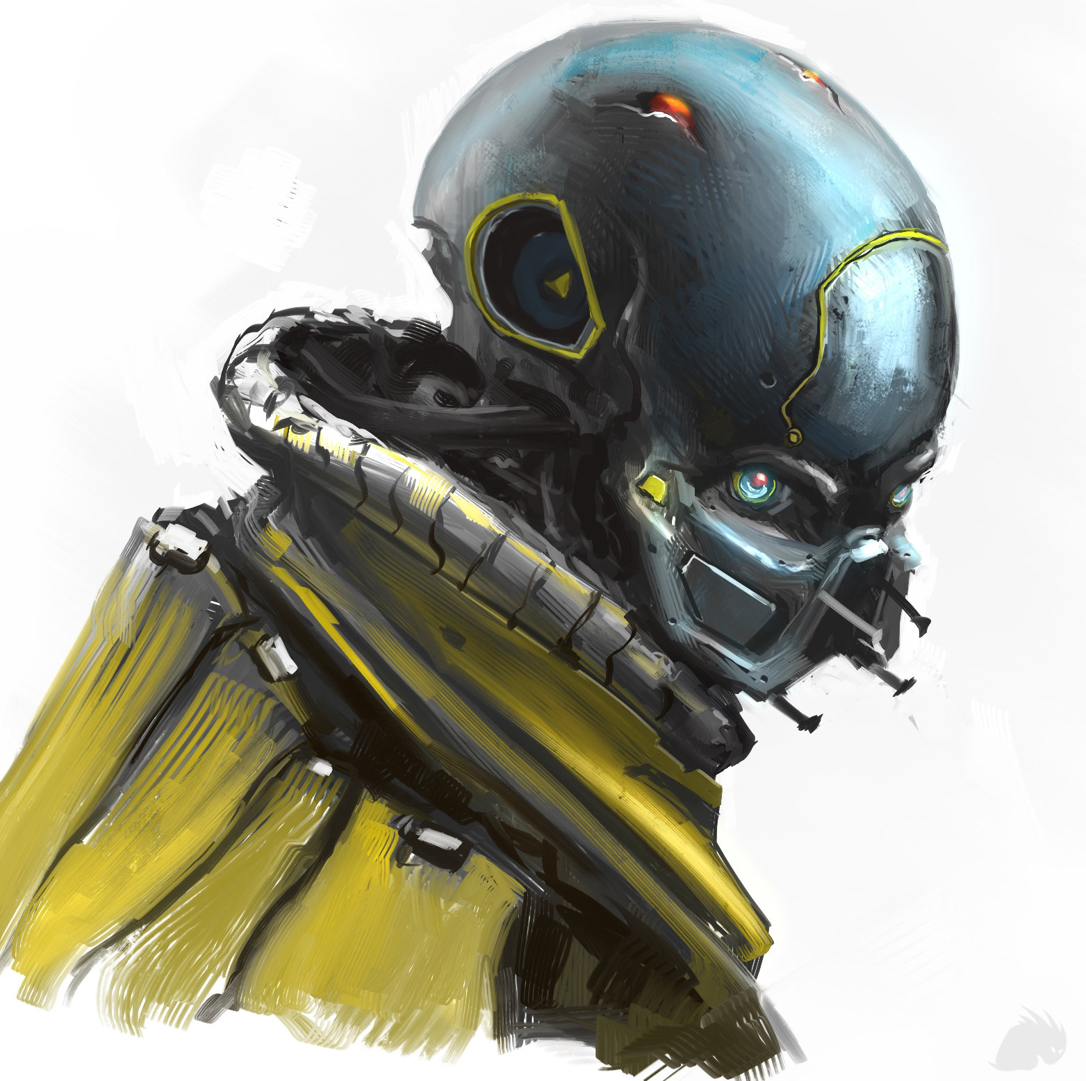 ArtStation - sci-fi bust 2