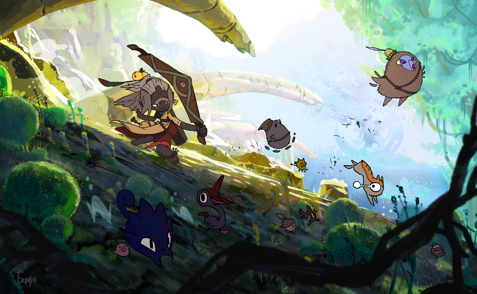 ArtStation - bone monk