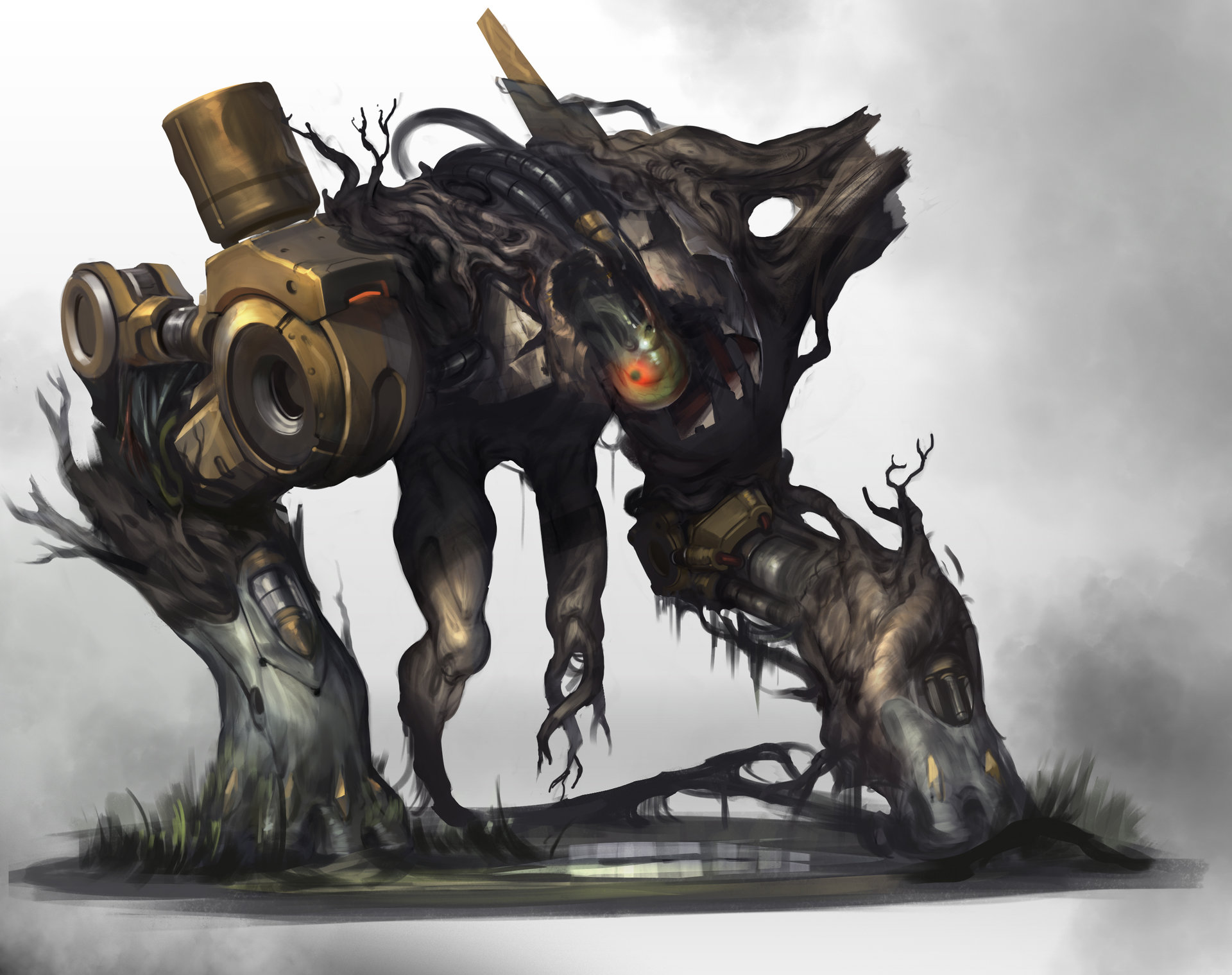 ArtStation - BIoMech 01 + sketches, César Espejo Pham