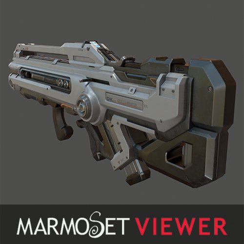 ArtStation - Heavy Tech AR MK1 - Marmoset