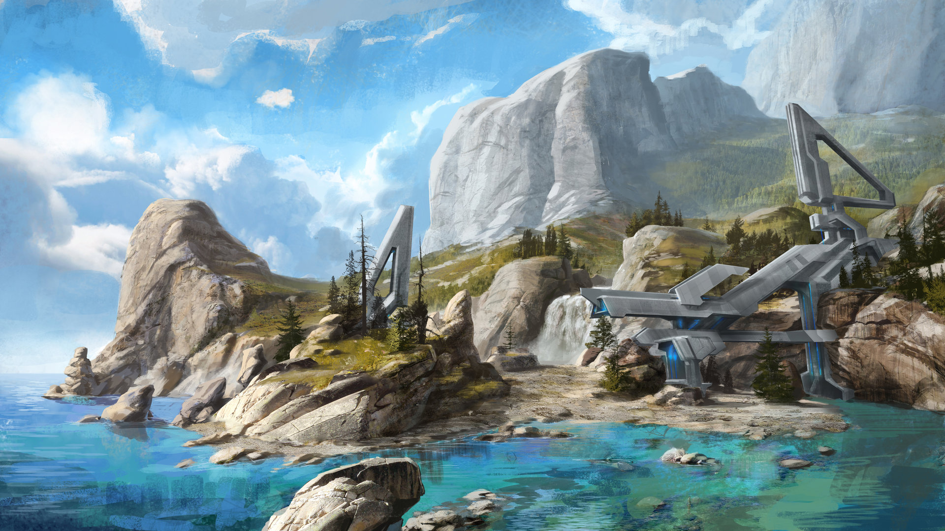 ArtStation - Halo 3 DLC map concepts