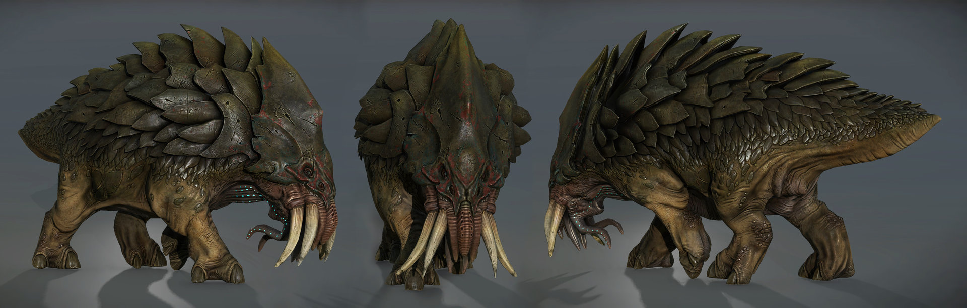 ArtStation - Armadon Bull (Evolve)