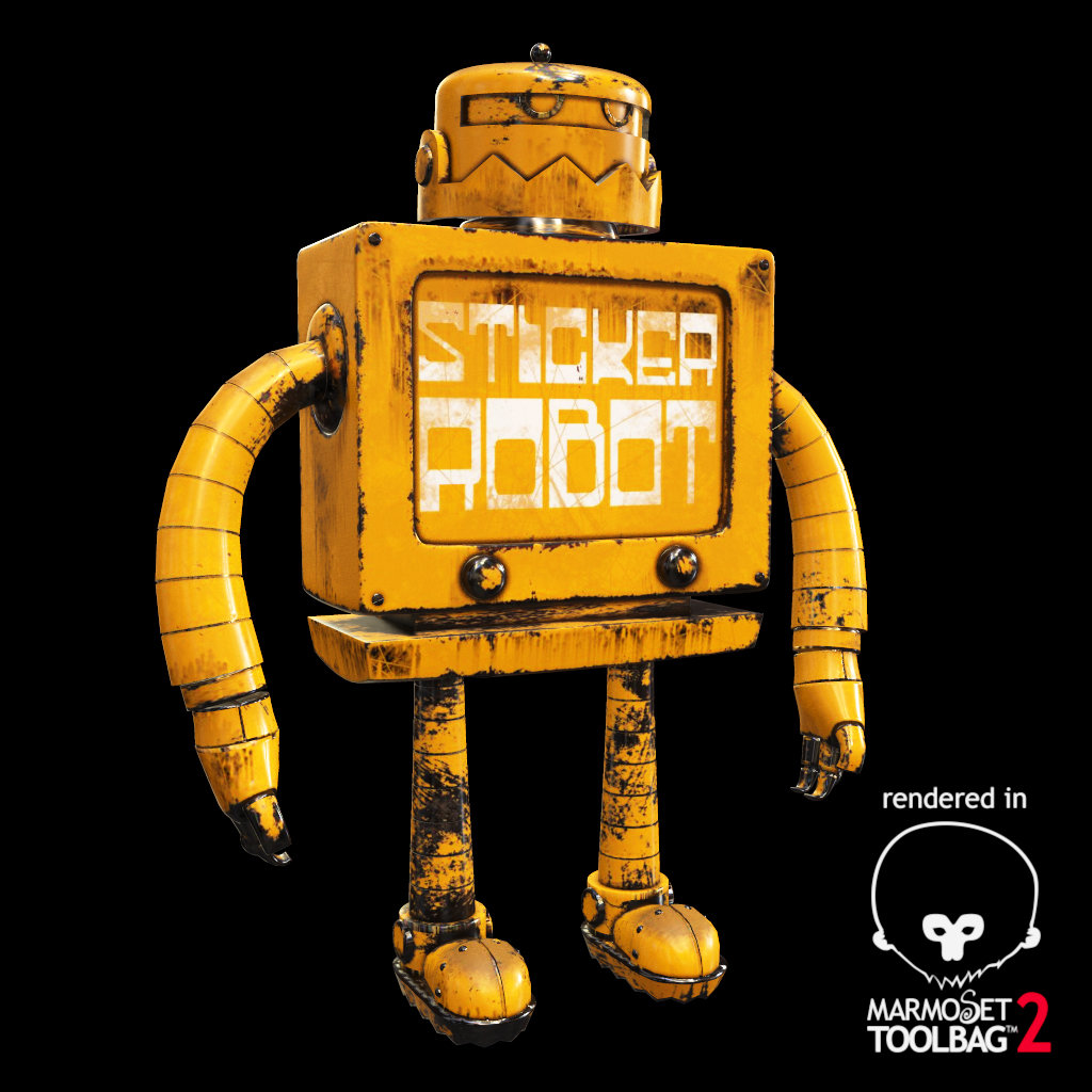 ArtStation - Stickerobot