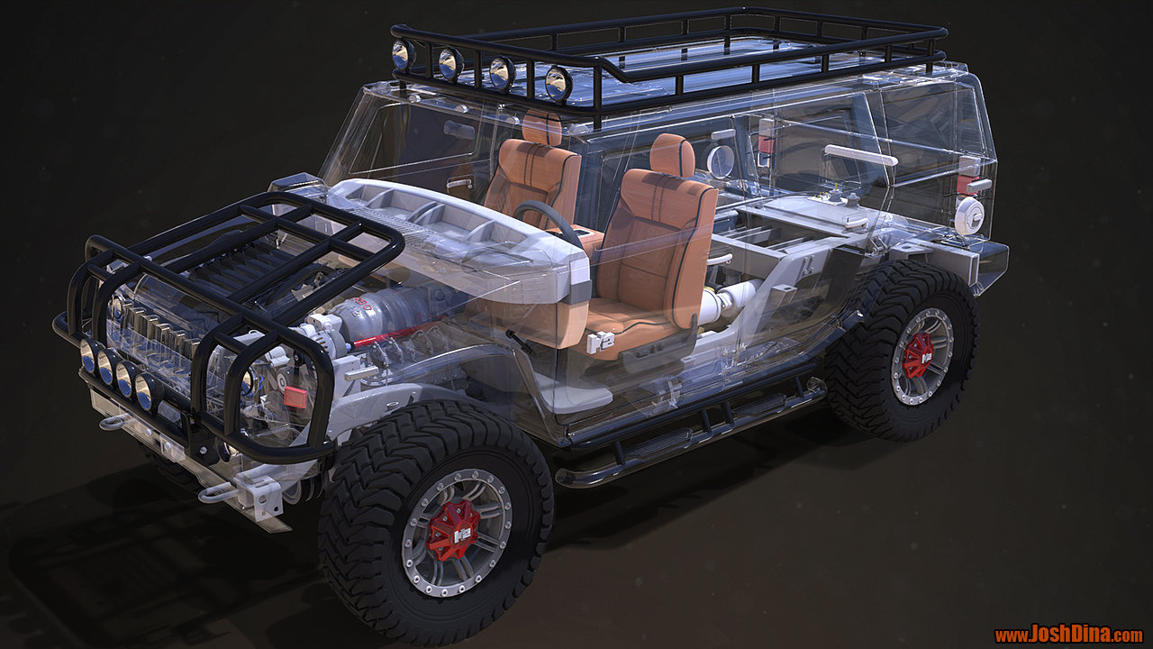 ArtStation - Hummer H2